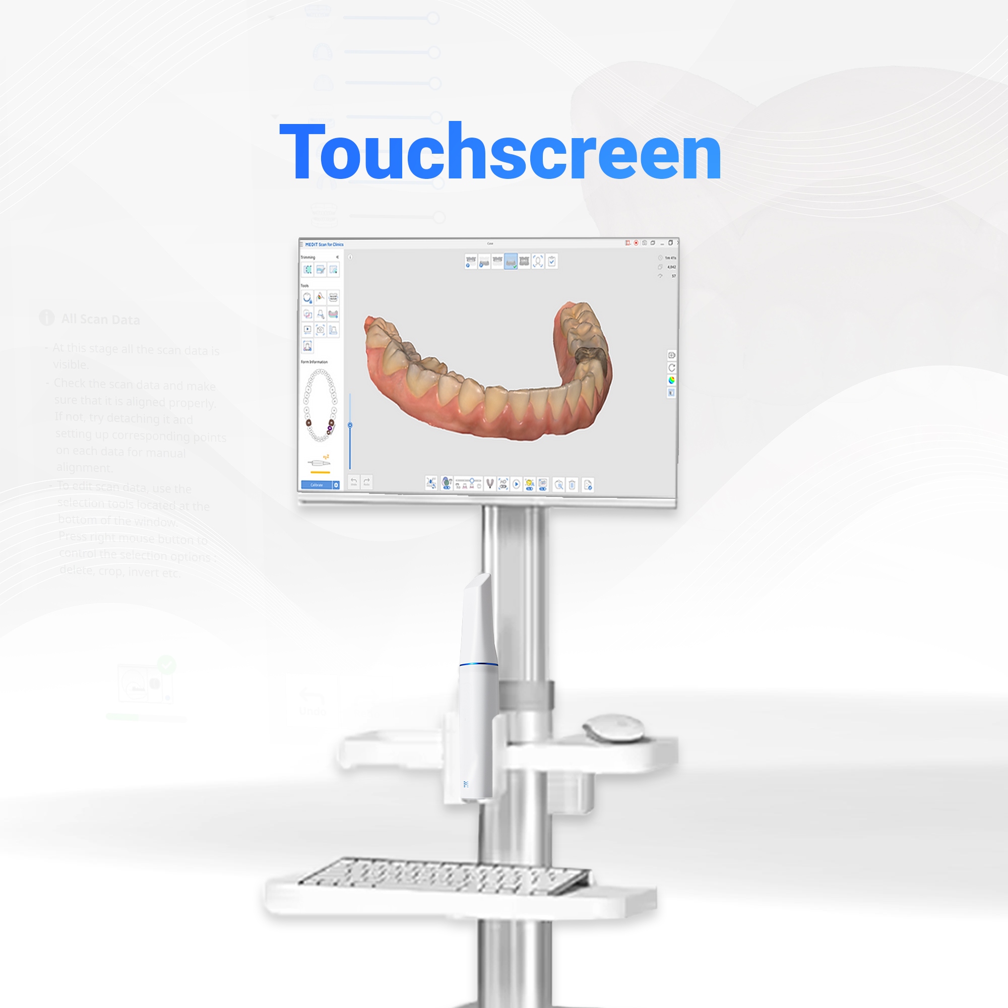 i900c + Ts Trolley System (Touch Screen) - iOScanners Direct